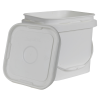 HDPE Square Buckets & Lids | U.S. Plastic Corp.