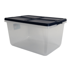 6.5 Quart Home Logic White Storage Bin - 11.9" L x 8.2" W x 6.6" Hgt ...