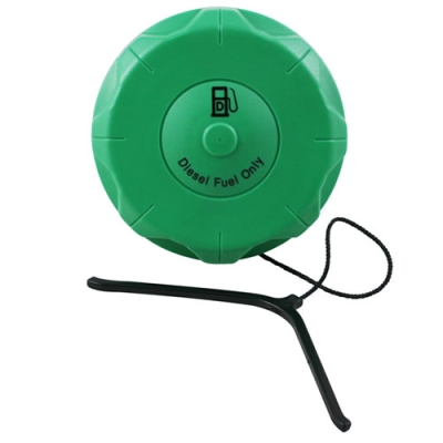 2-1/4" Diesel Thread Vent Cap with 4" Tether | U.S. Plastic Corp.