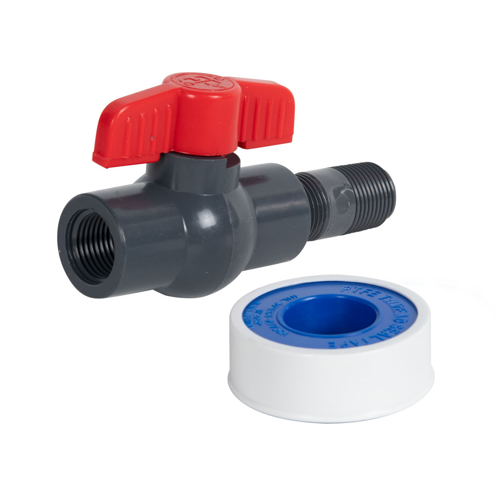 1" NPT Tamco® Nipple & Valve Kit | U.S. Plastic Corp.