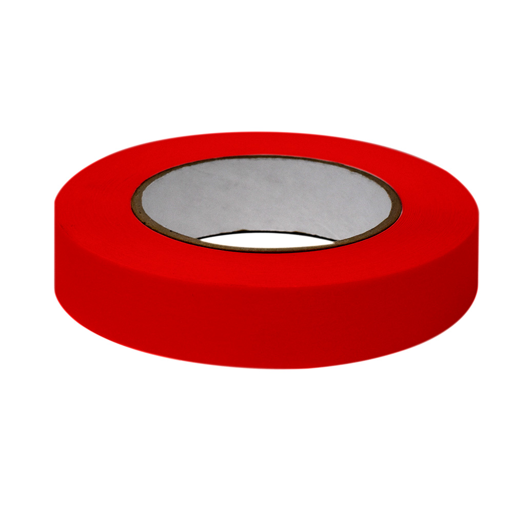 1" x 60 Yards Red Labeling Tape - Case of 3 | U.S. Plastic Corp.