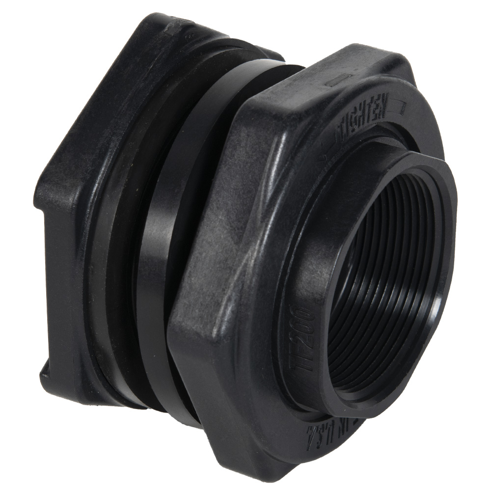 2" Polypropylene Loose Tank Fitting with EPDM Gasket | U.S. Plastic Corp.