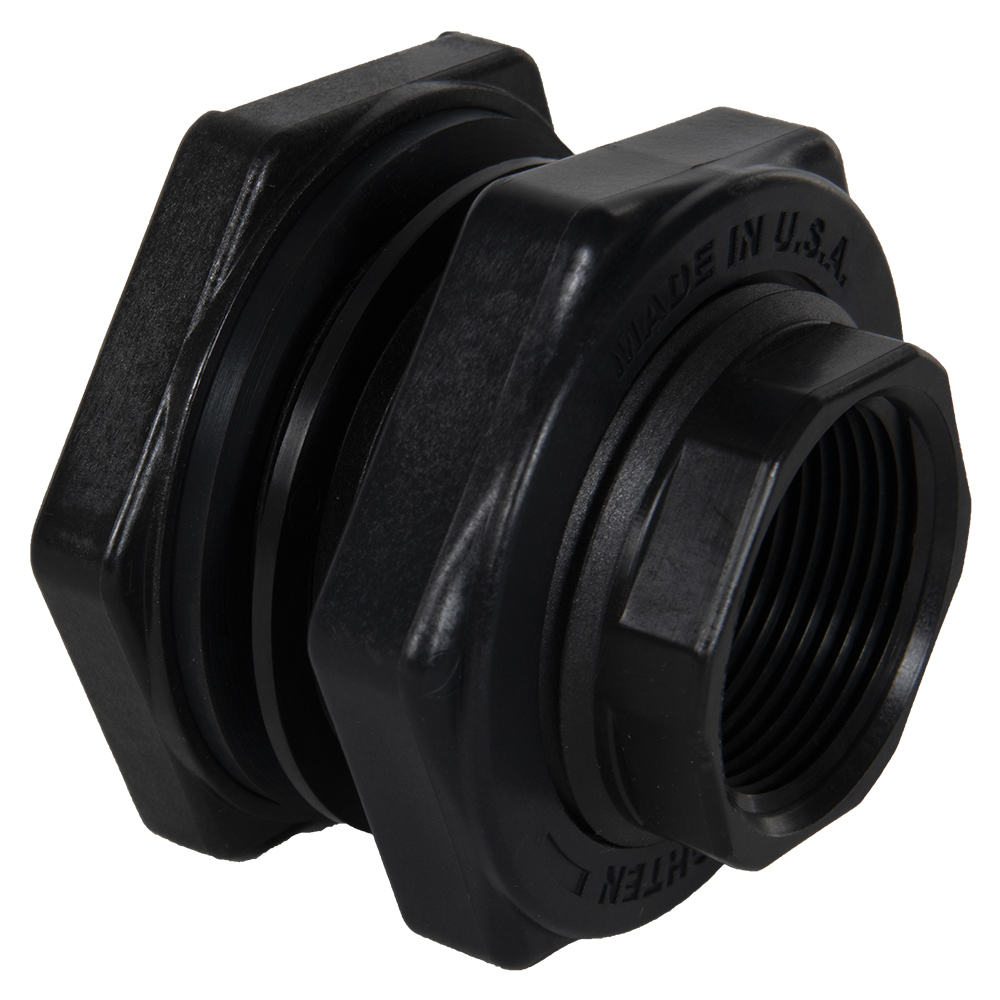 1-1/4" Polypropylene Loose Tank Fitting with EPDM Gasket | U.S. Plastic ...