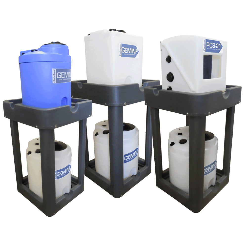 ProChem® Tank Stacker™ for 10 to 20 Gallon Gemini & Gemini² Tanks & 2.1 ...