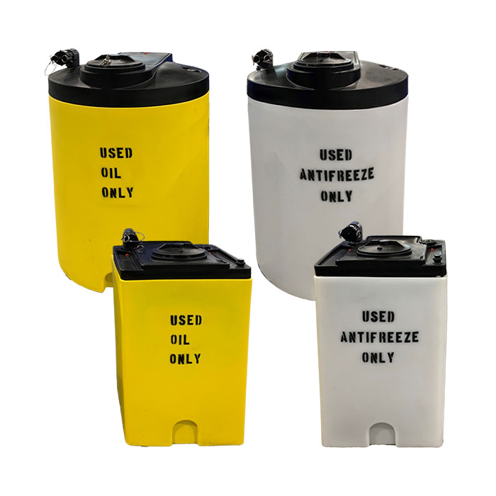 Double Wall Waste Oil & Antifreeze Tanks | U.S. Plastic Corp.