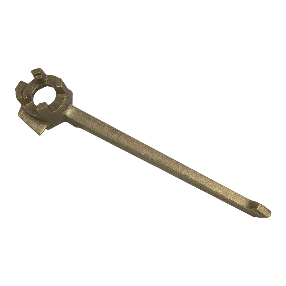 Bronze Non-Sparking Drum Wrench with Offset Handle | U.S. Plastic Corp.