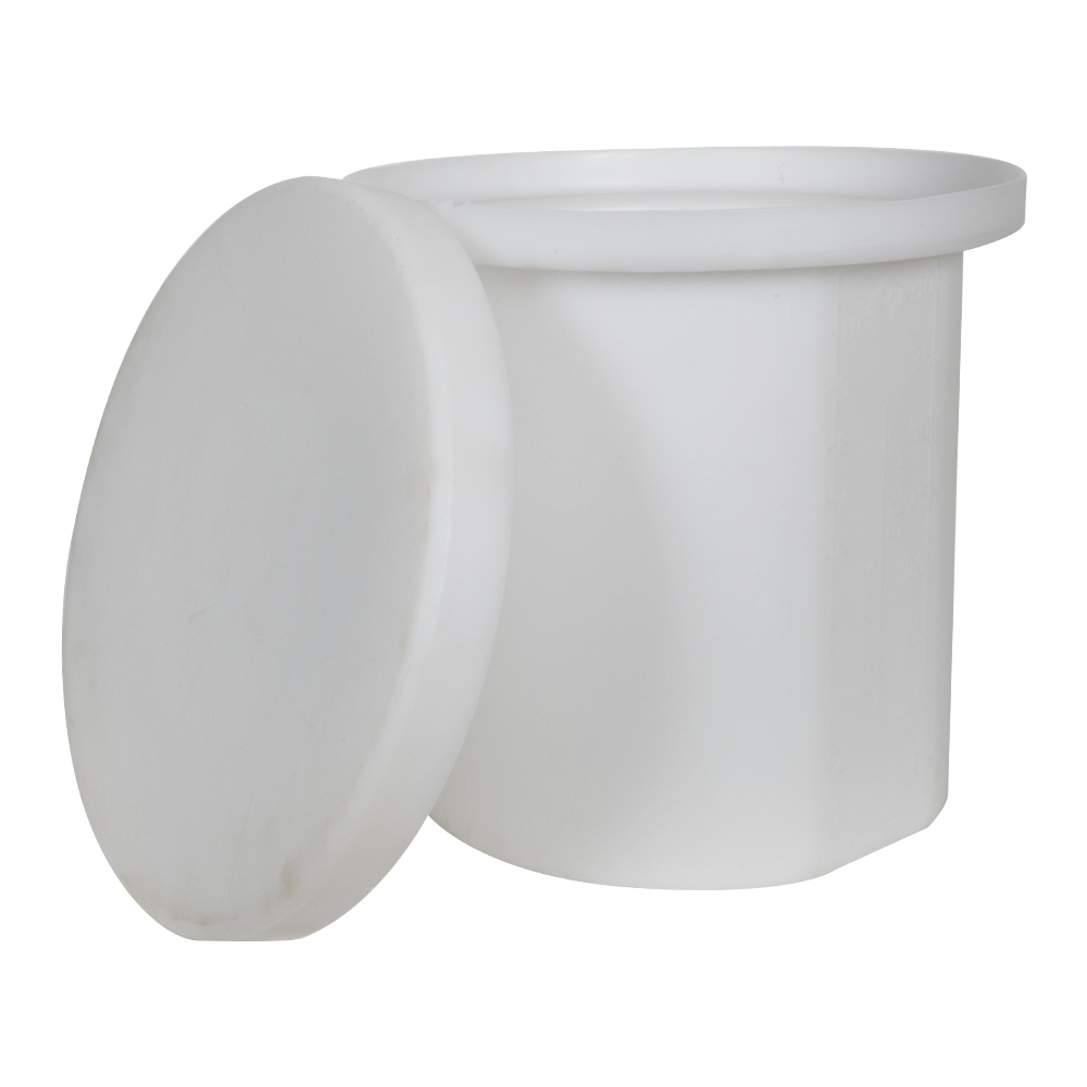 10 Gallon ProChem® Polypropylene High-Temperature Cylindrical Tank with ...