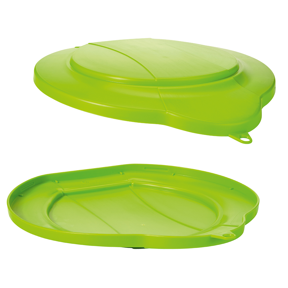 3.17 Gallon Vikan® Lime Green Polypropylene Bucket Lid | U.S. Plastic Corp.