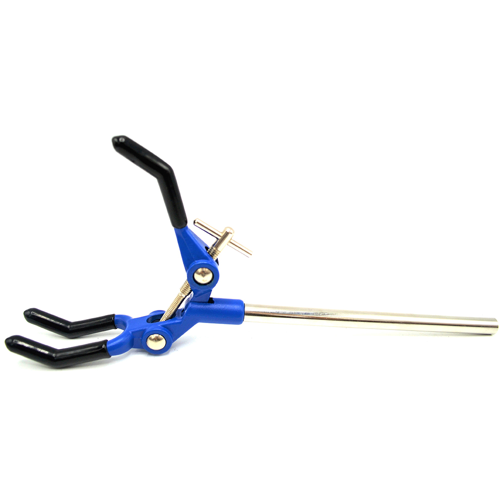 Three-Finger Vinyl-Coated Elongated Retort Clamp | U.S. Plastic Corp.