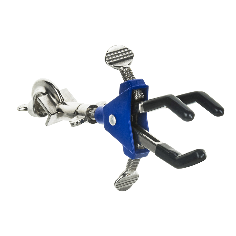 Three-Finger Vinyl-Coated Dual Adjustment Universal Clamp with Boss ...