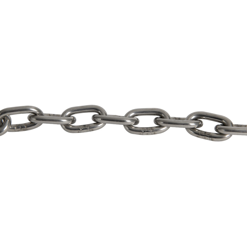 1/4" Thick x 4' L Type 316 Stainless Steel Safety Chain | U.S. Plastic ...
