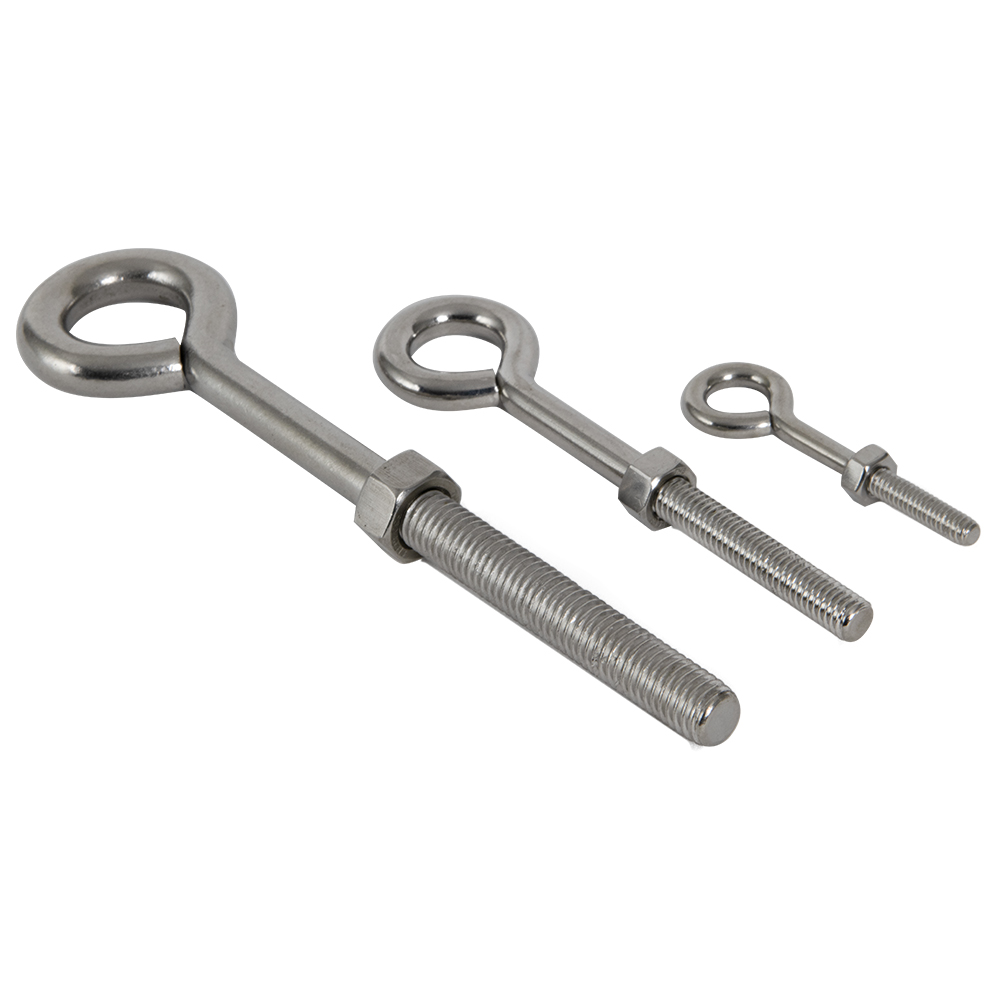 Stainless Steel Lag Eye Bolts | U.S. Plastic Corp.