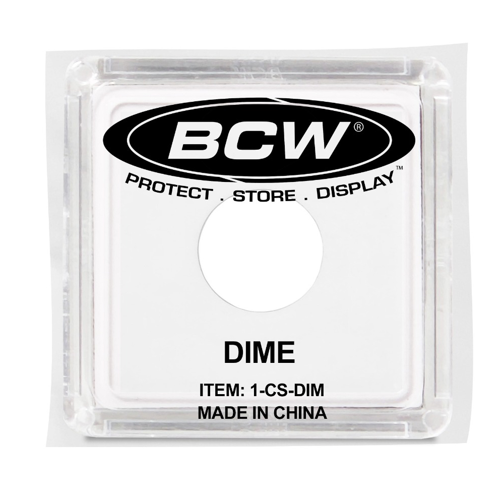 BCW® 2" x 2" Dime Coin Snap Holder | U.S. Plastic Corp.