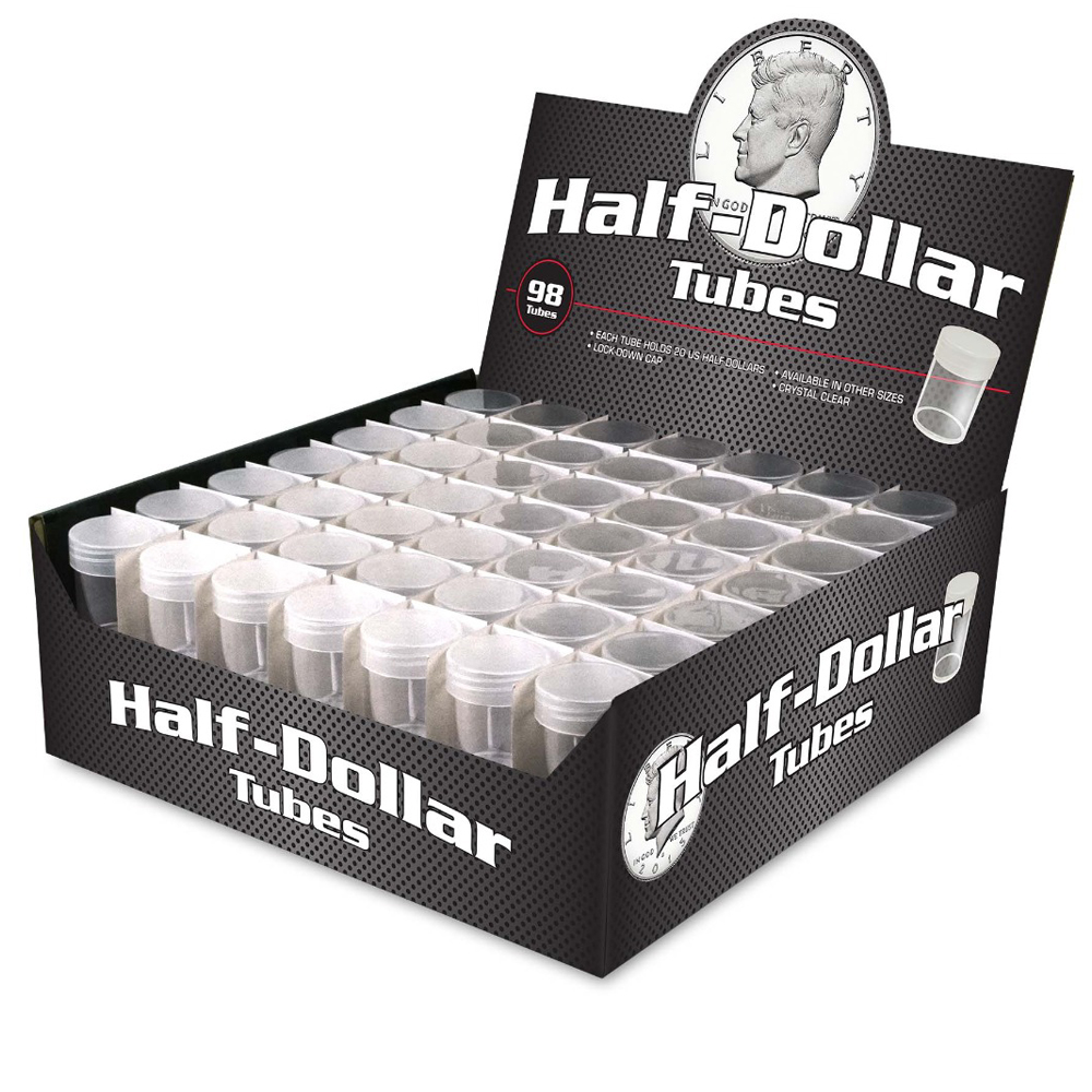 BCW® Half Dollar Coin Tube (Pack of 98) | U.S. Plastic Corp.