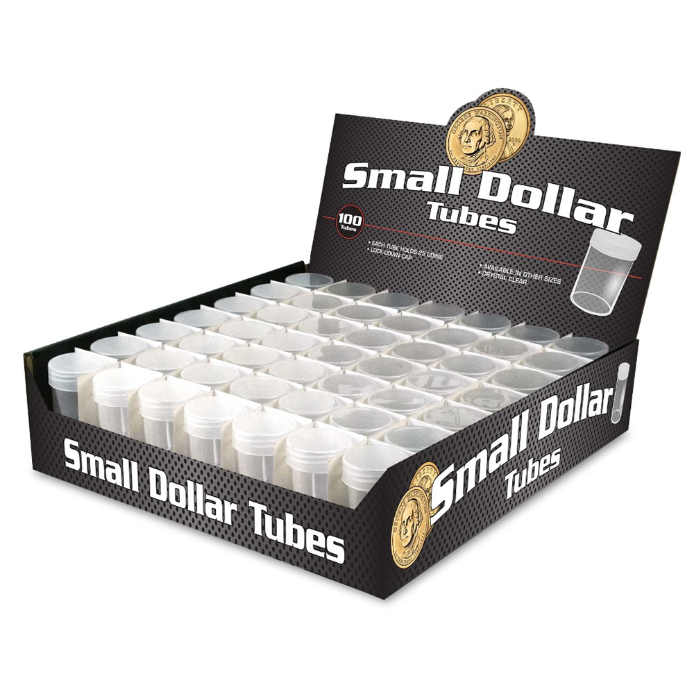 BCW® Small Dollar Coin Tube (Pack of 100) | U.S. Plastic Corp.