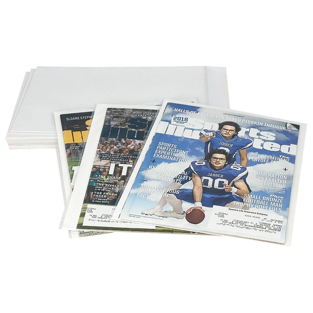 BCW® Premade 8-3/4” Magazine Bag & Board for Standard Magazines (Pack ...