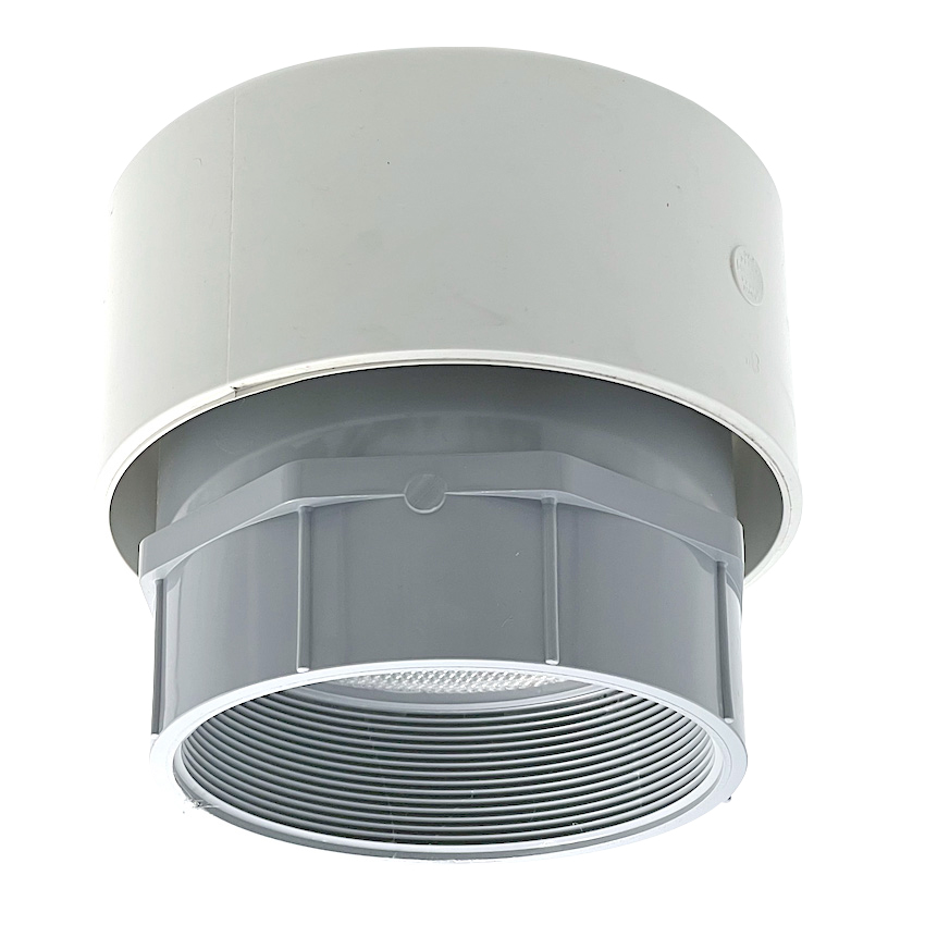 1/2" NPT Gray & White Schedule 40 PVC Female Threaded Tank Vent Cap | U ...