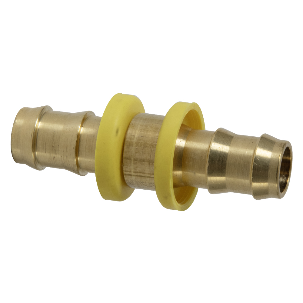 1/2" x 1/2" Hose Barb Brass Union Push-Lok® Fitting | U.S. Plastic Corp.