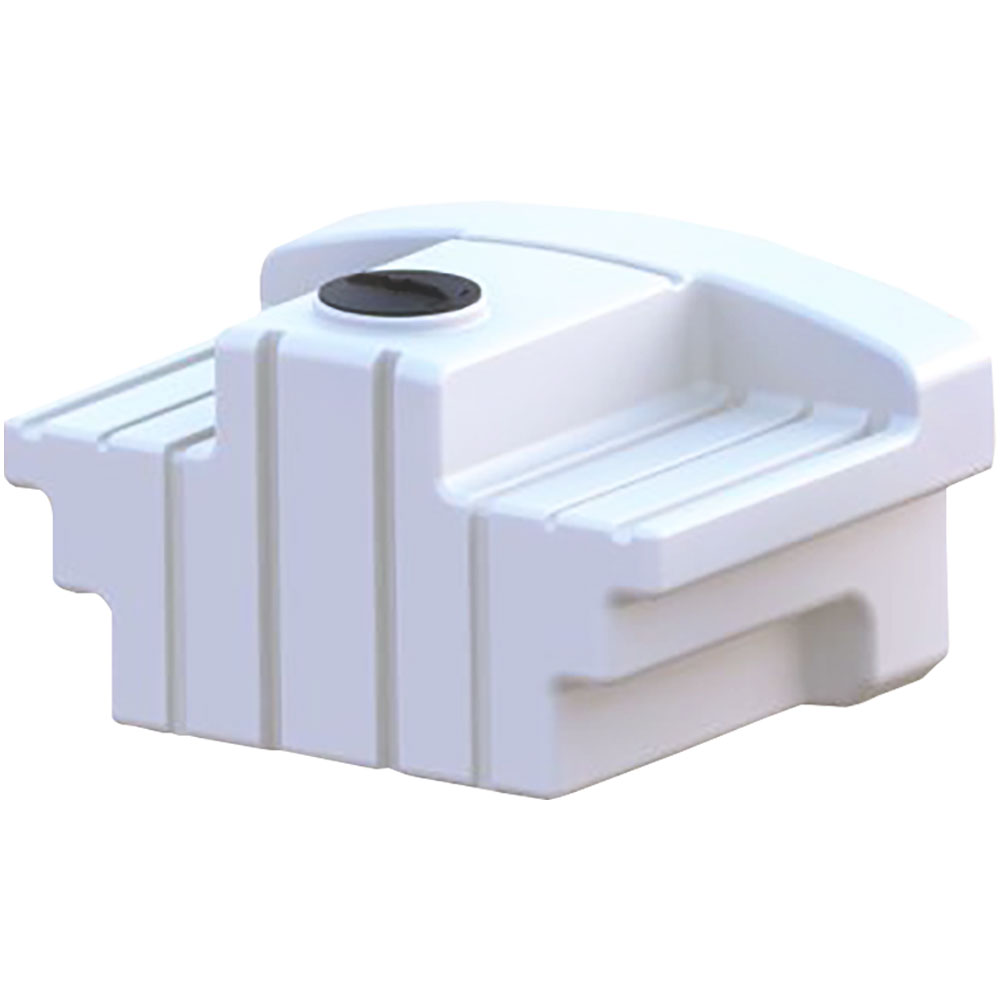 400 Gallon Natural HDPE Space-Saving Pick-Up Truck Bed Tank with 12 ...