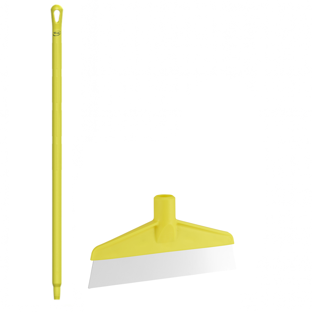 Yellow Polypropylene Vikan® Table & Floor Scraper with Stainless Steel ...