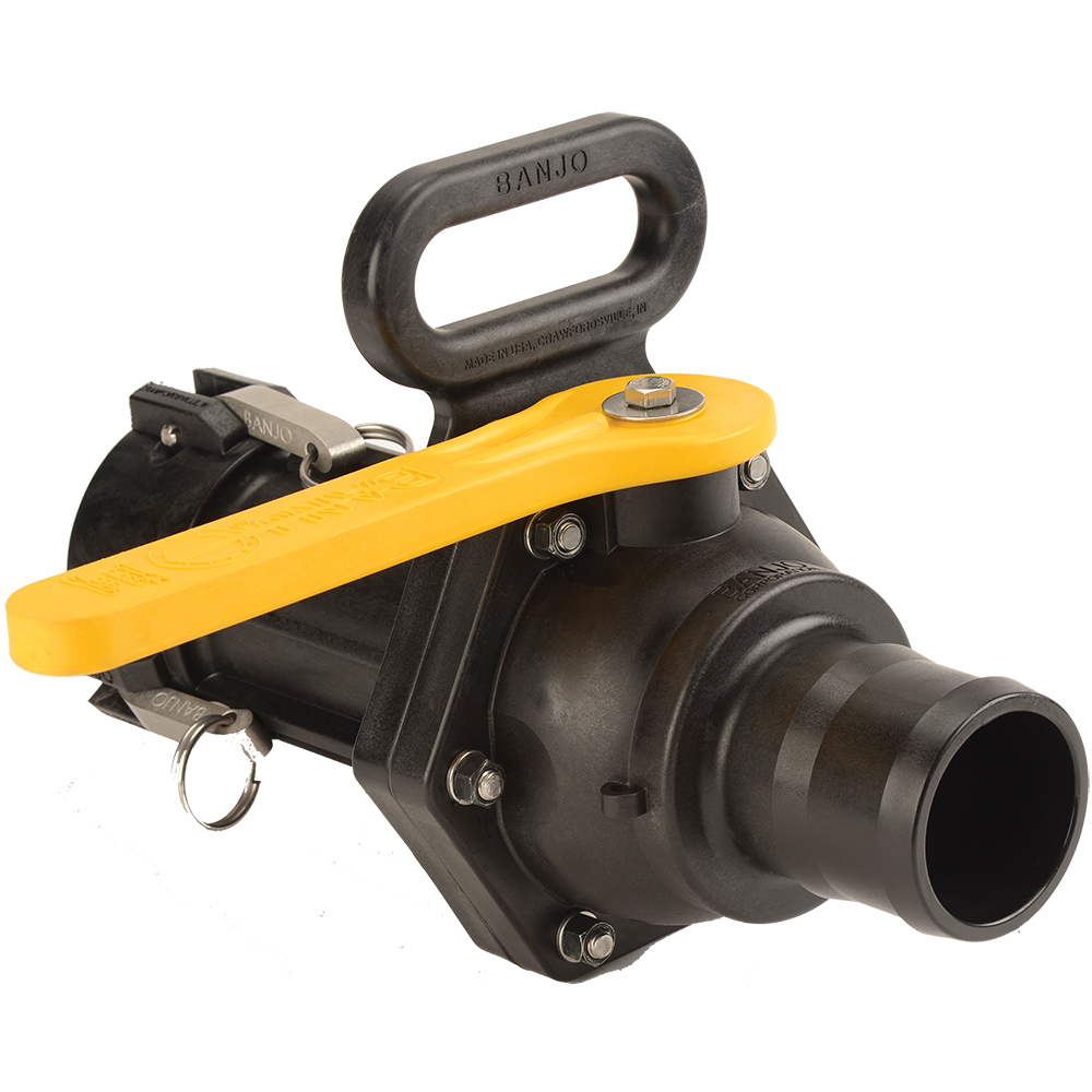 Banjo® Easy-Fill™ Ball Valve with Carry Handle | U.S. Plastic Corp.