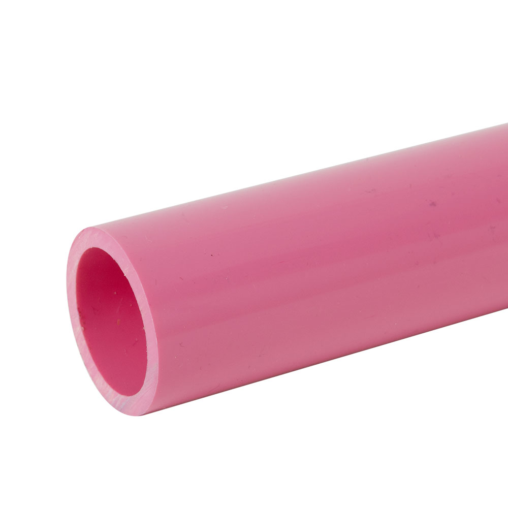 1-1/4" Schedule 40 Pink PVC Furniture-Grade Pipe - 5' Length | U.S ...