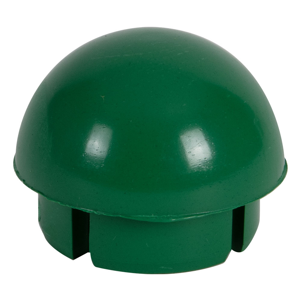 1-1/4" Schedule 40 Green PVC Furniture-Grade Socket Internal Ball Cap ...