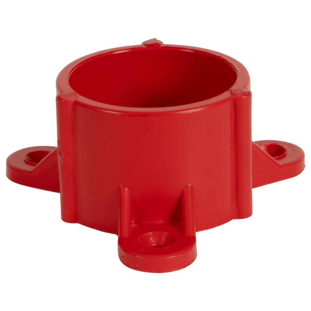 1-1/4" Schedule 40 Red PVC Furniture-Grade Socket Table Cap | U.S ...