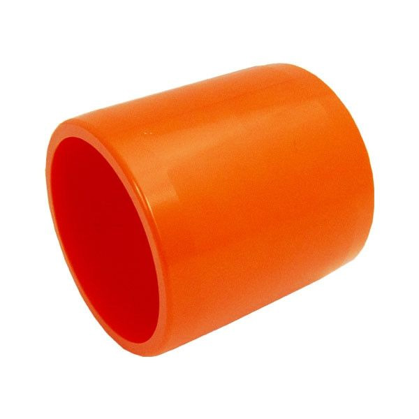 1-1/4" Schedule 40 Orange PVC Furniture-Grade Socket External Straight ...