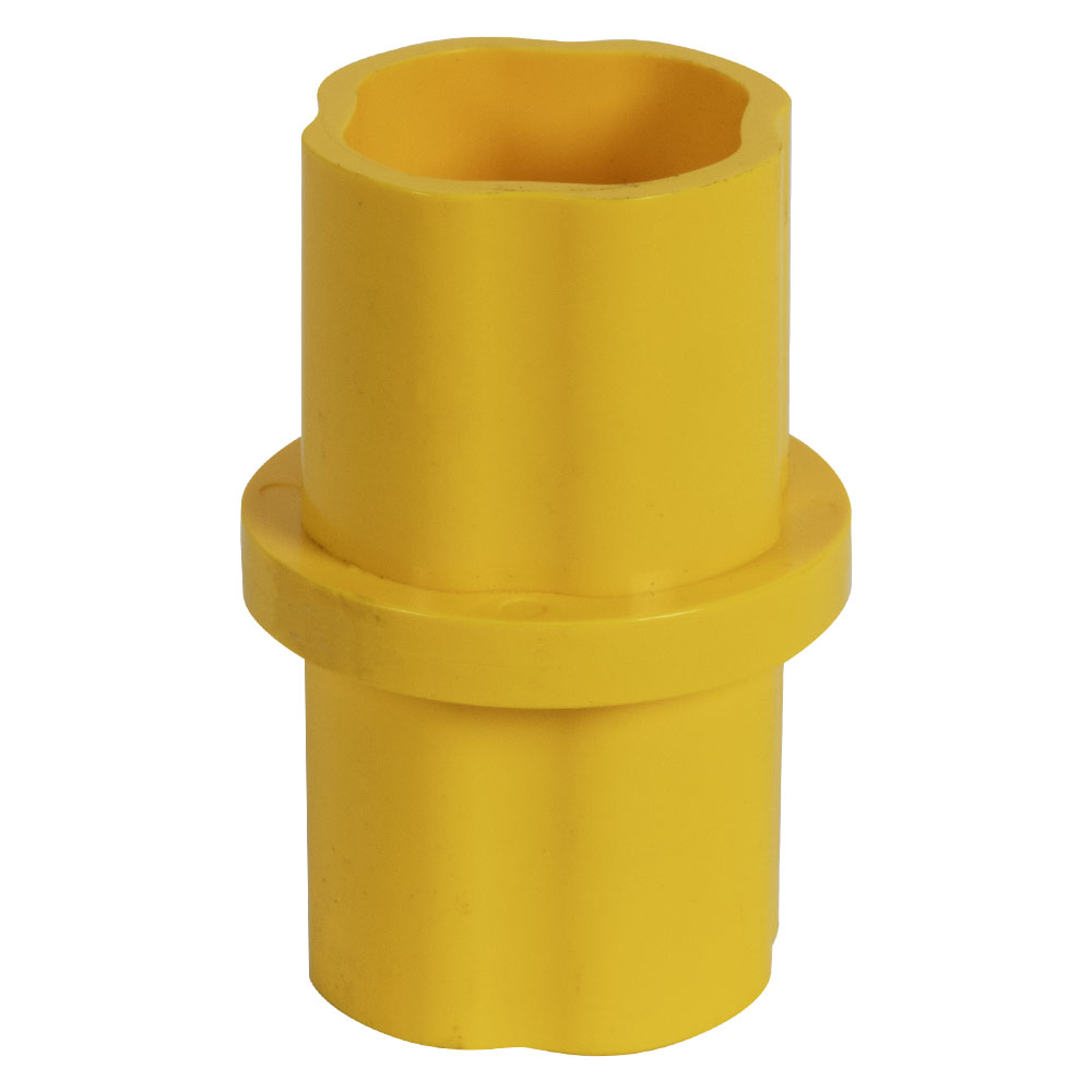 1-1/4" Schedule 40 Yellow PVC Furniture-Grade Socket Internal Straight ...