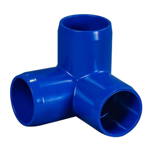 1-1/4" Schedule 40 Blue PVC Furniture-Grade Socket 3-Way Elbow | U.S ...