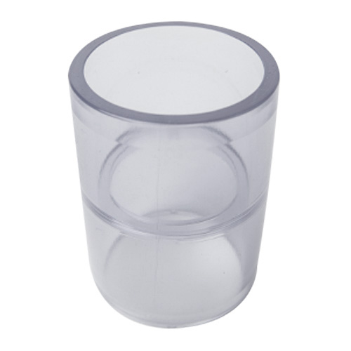 1" DuraClear NSF Schedule 40 Clear PVC Furniture-Grade Socket External ...