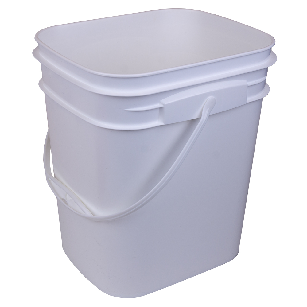 5 Gallon Rectangular Tamper Evident Bucket | U.S. Plastic Corp.