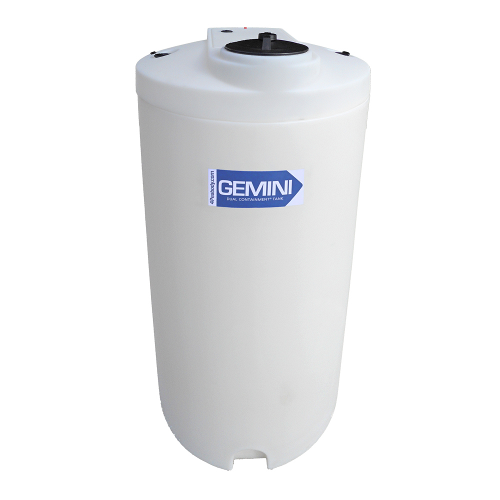 160 Gallon Tan XLPE Cylindrical Gemini Dual Containment® Tank (1.9 ...