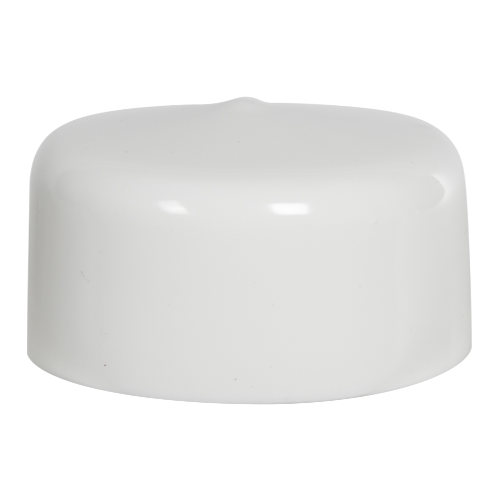 White Vinyl Cap - 2" Cap ID x 1" Inside Length | U.S. Plastic Corp.