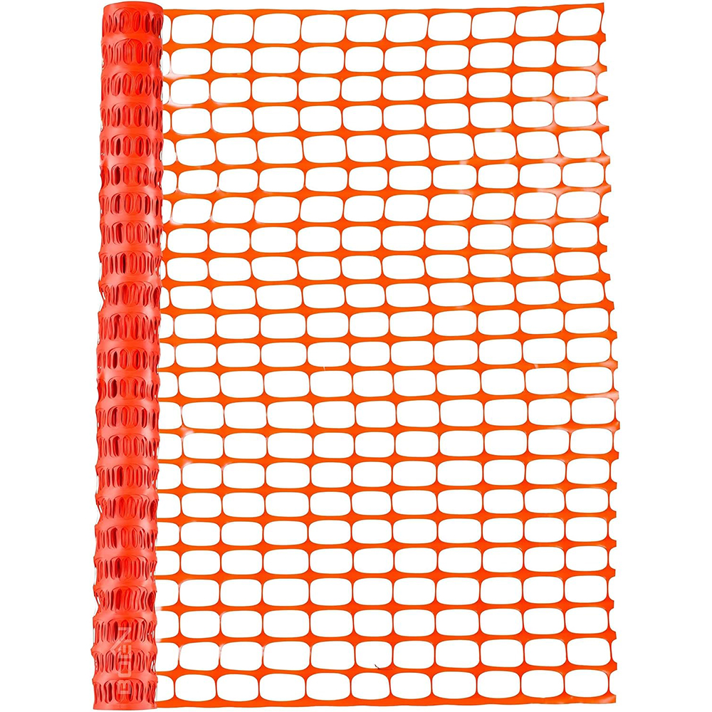 4' W x 100' L Orange Temporary Plastic Fencing | U.S. Plastic Corp.