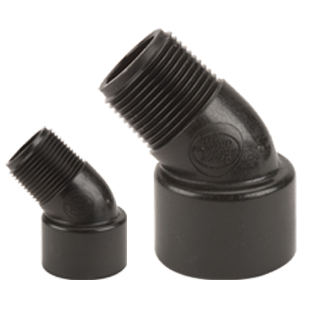 Banjo® 45° Pipe Street Elbows | U.S. Plastic Corp.