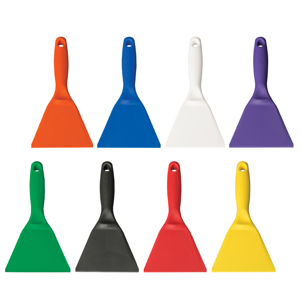 Vikan® Color-Coded Large Food Scrapers | U.S. Plastic Corp.