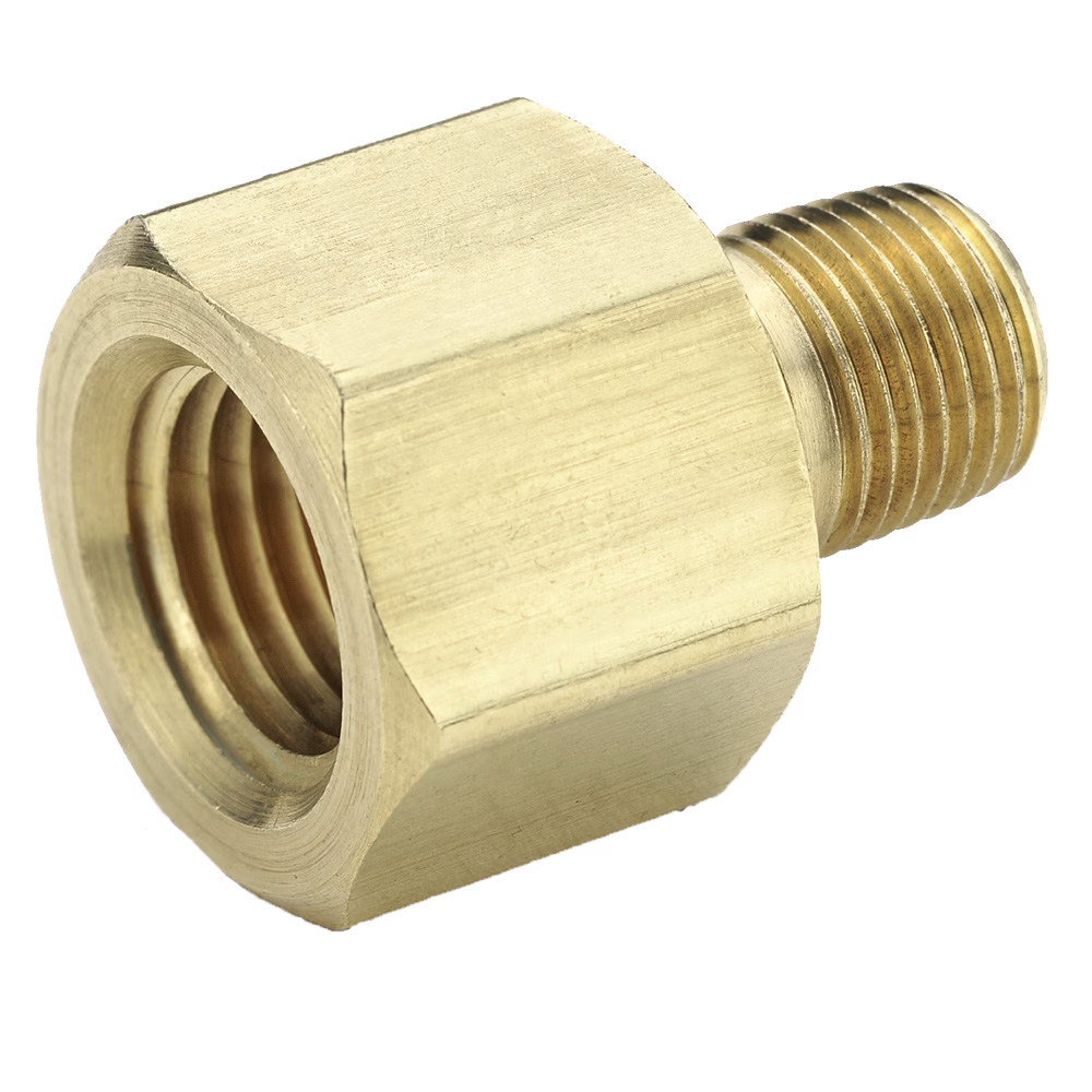 1/2" FPT x 1/2" MPT Brass Adapter | U.S. Plastic Corp.
