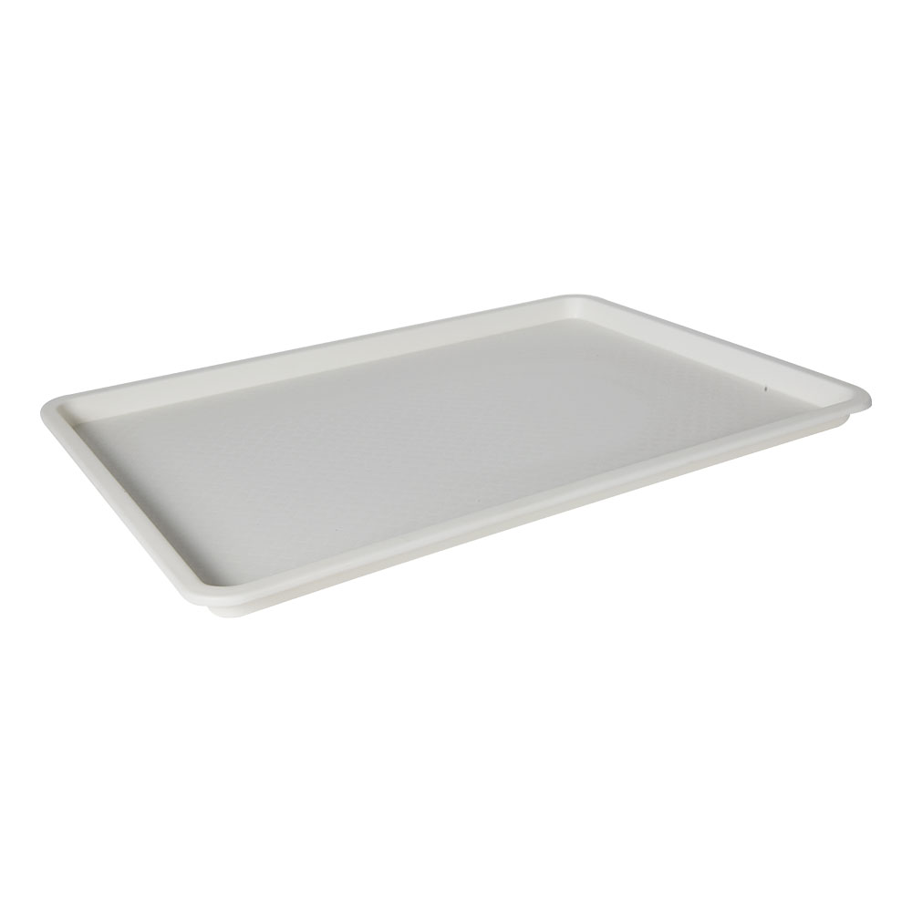 White Polyproyplene Display Tray - 18" L x 13" W x 1" Hgt. | U.S ...