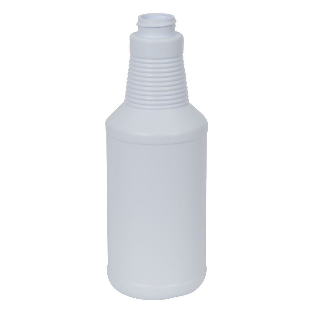 16 oz. White with Blue Tint HDPE Decanter Spray Bottle with 28/400 Neck ...