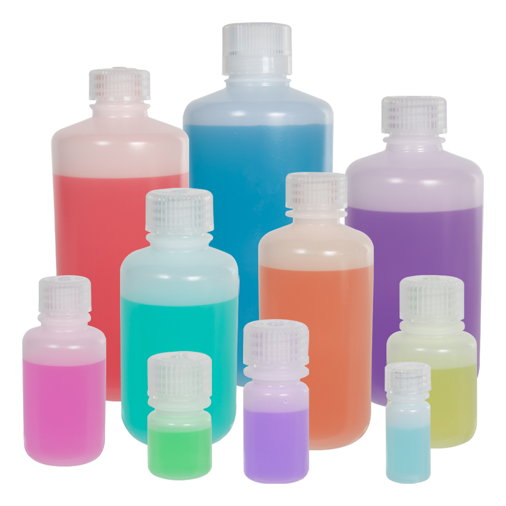 Thermo Scientific™ Nalgene™ Lab Quality Narrow Mouth HDPE Bottles with ...