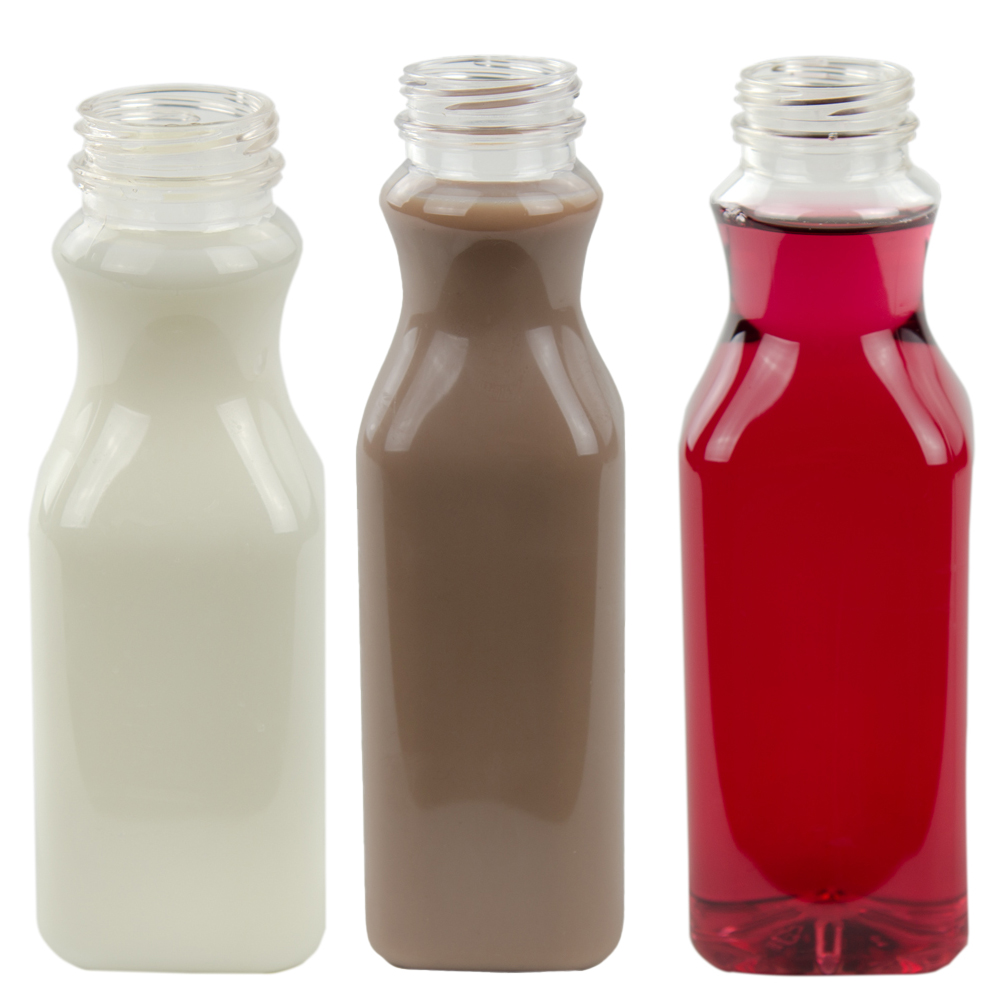 PET Slim Line Decanters with DBJ Neck | U.S. Plastic Corp.