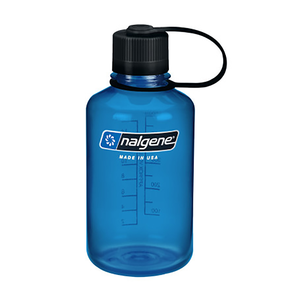 16 oz. Slate Blue Narrow Mouth Nalgene® Sustain Bottle with Black Cap ...