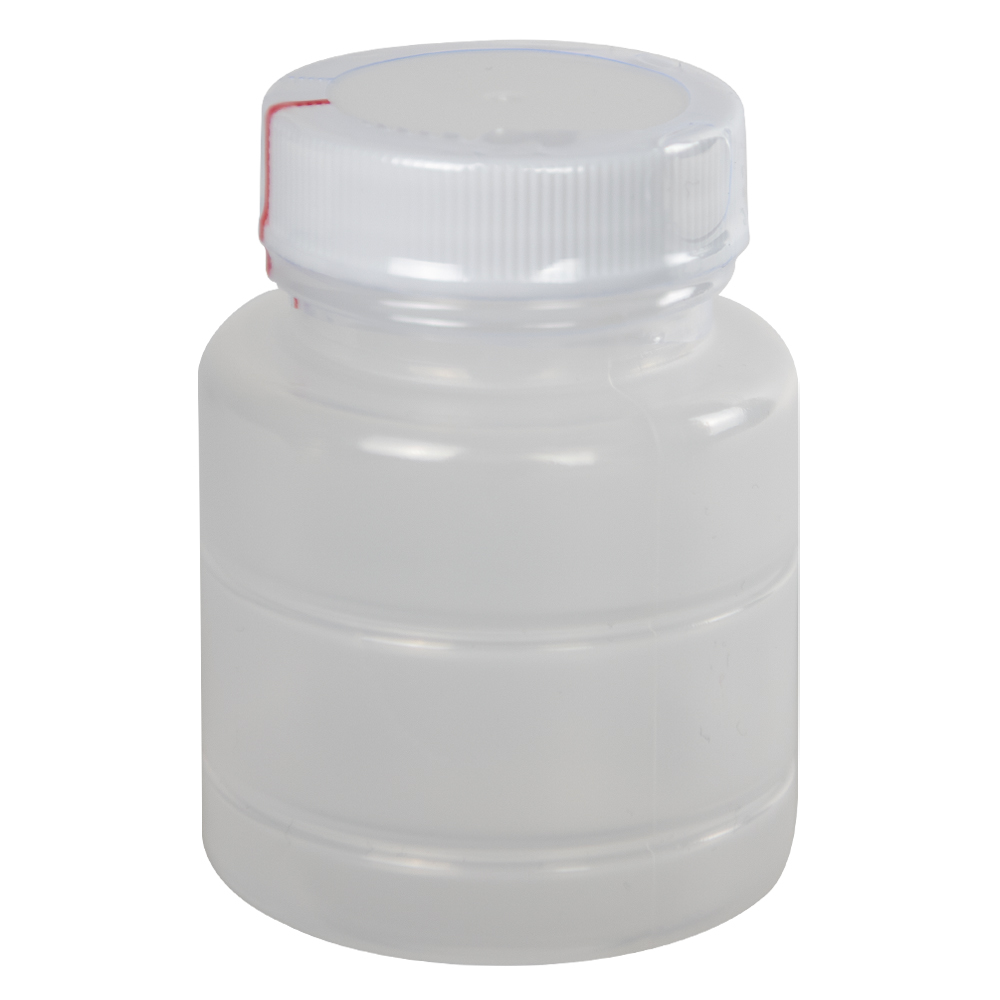 2 oz. Polypropylene Bottle with Cap & Clear Tamper Evident Band | U.S ...