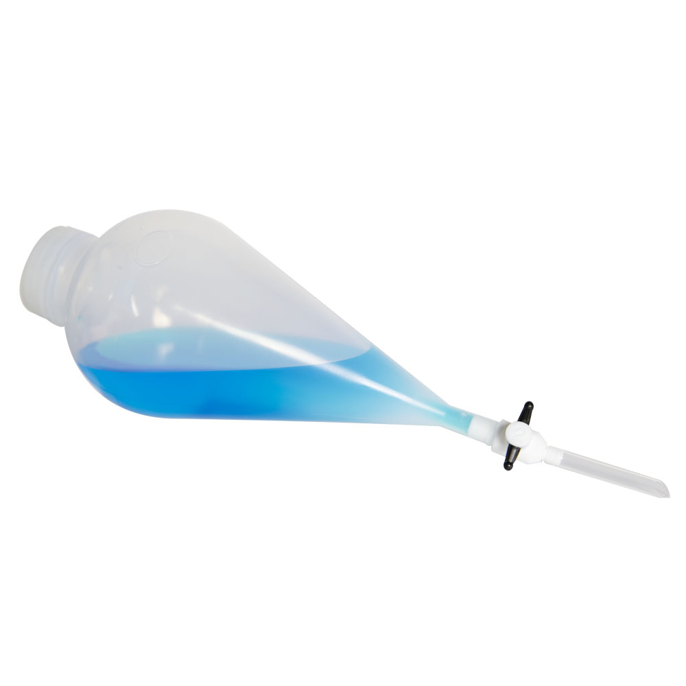 1000mL Nalgene™ Teflon™ FEP Separatory Funnel with 53mm Closure | U.S. Plastic Corp.