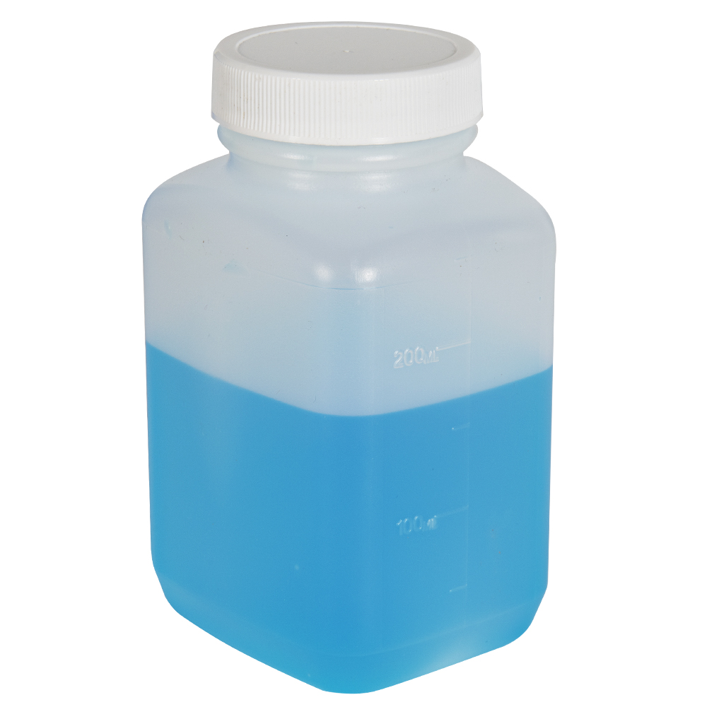 250mL Pre-Cleaned & Certified Oblong Smart Containers with Caps with ...