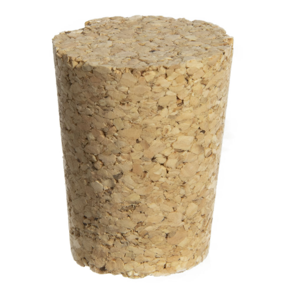 Size 9 Solid Cork Stopper - Package of 100 | U.S. Plastic Corp.