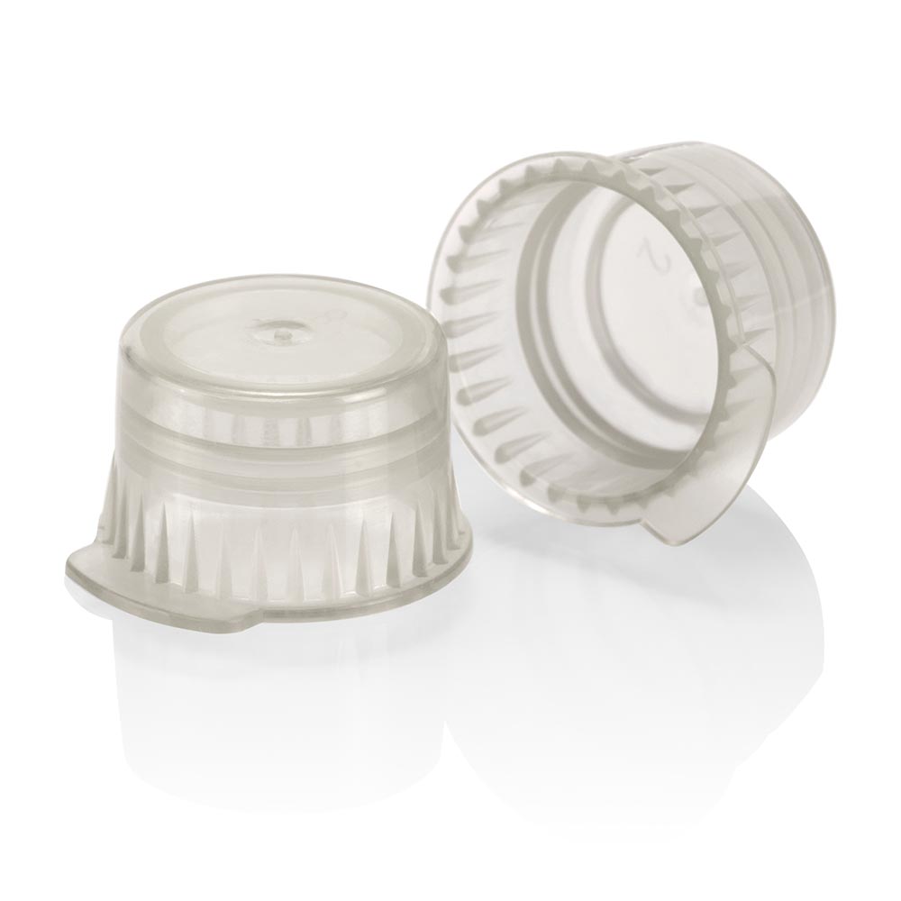 12mm Translucent Gray Snap Cap for 12mm Glass Culture & Plastic Tubes ...