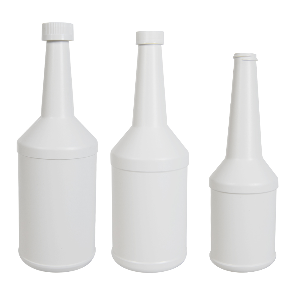 HDPE Additive Round Bottles | U.S. Plastic Corp.